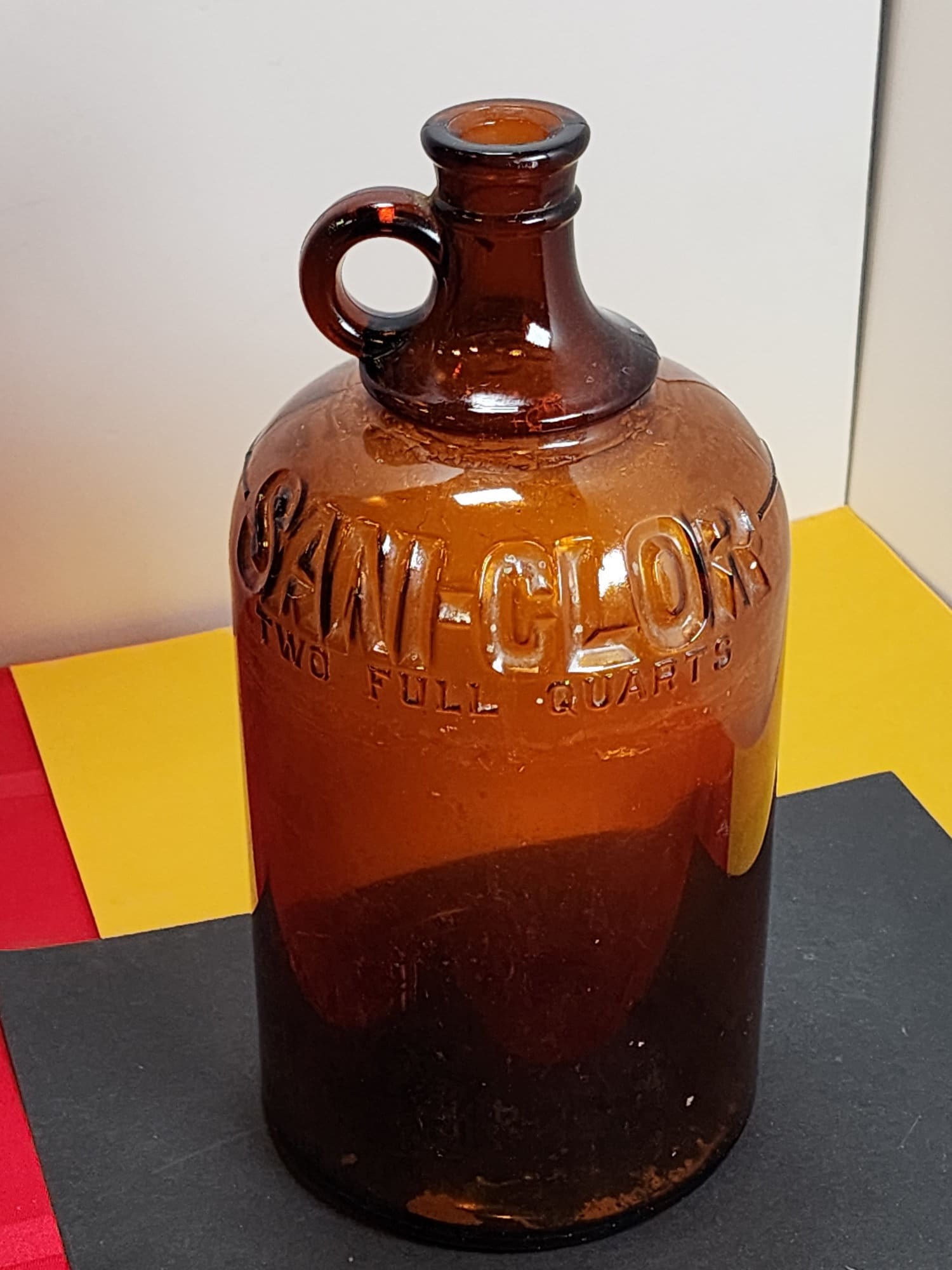 Vintage Sani-chlor Glass Bottle - Etsy