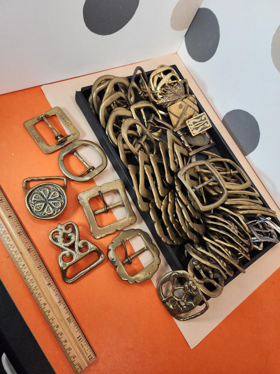 Fantastic Massive Lot of 70's Rough-cast Brass Belt Buckles - Etsy