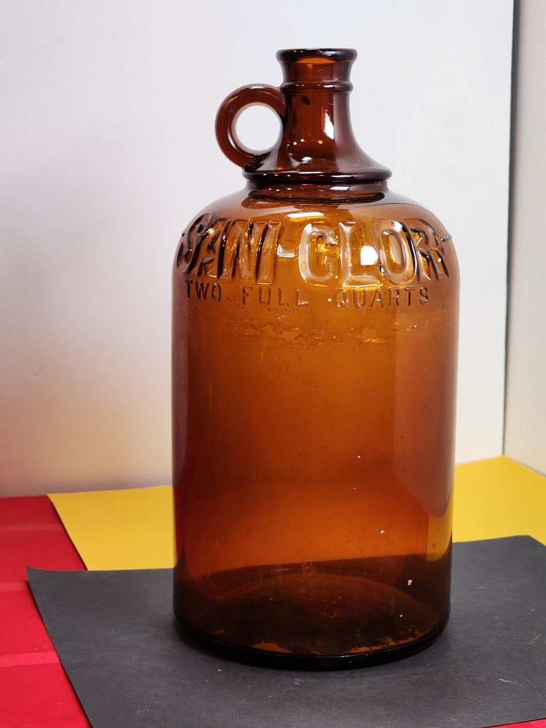 Vintage Sani-chlor Glass Bottle - Etsy