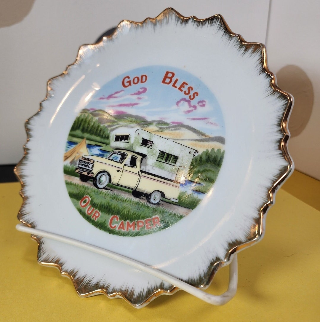 Vintage Camper Plate - Etsy