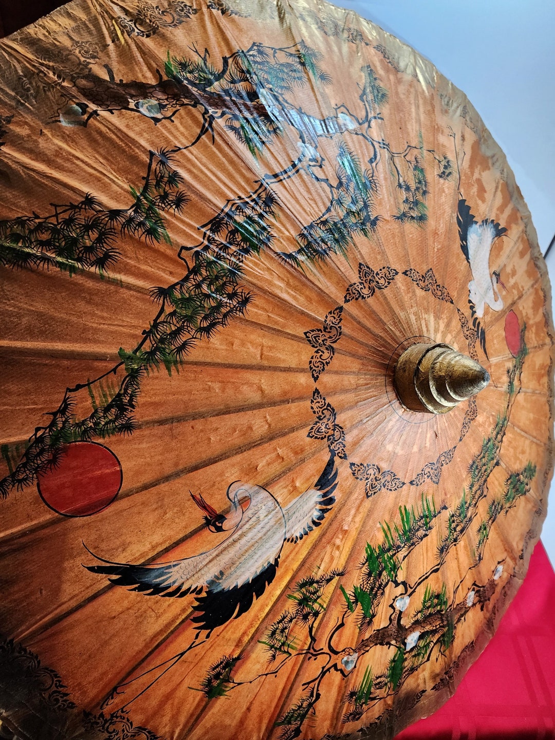 Fantastic Hand Painted Chinese Umbrella - Etsy