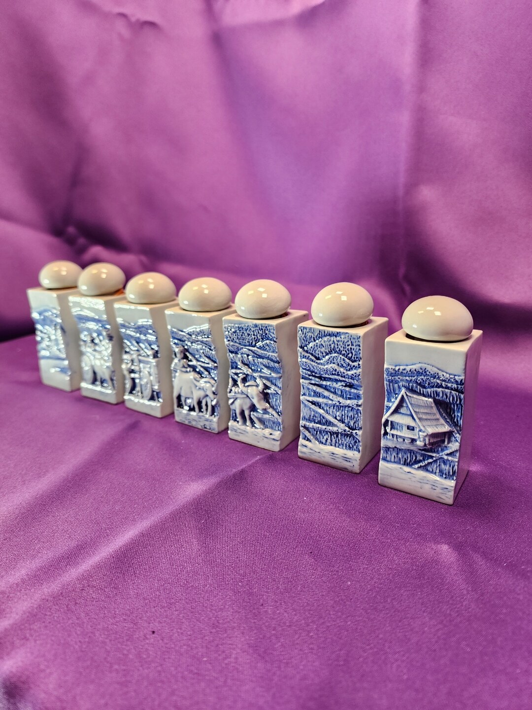 Vintage Ceramic Spice Containers - Etsy