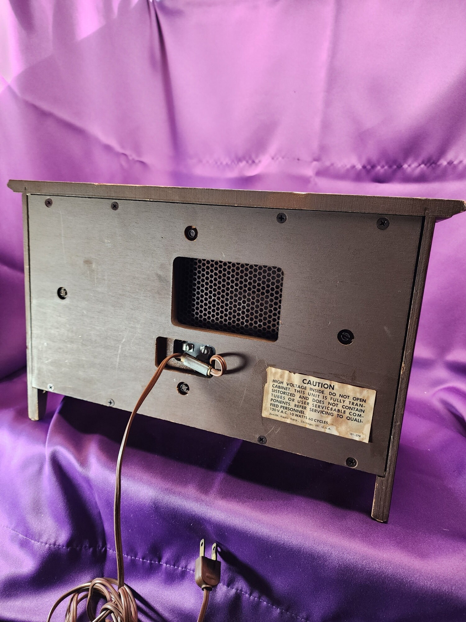 Vintage Zenith Mini Console Z434W AM FM Radio - Etsy