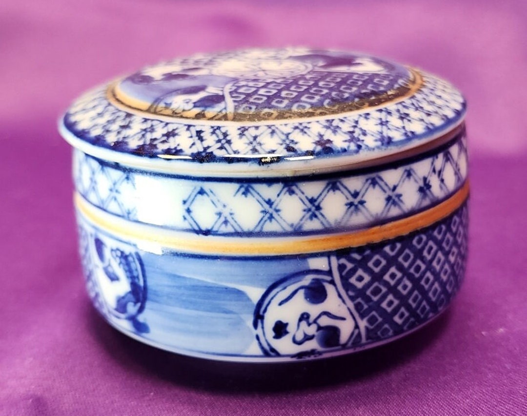 Vintage Japanese Trinket Box - Etsy