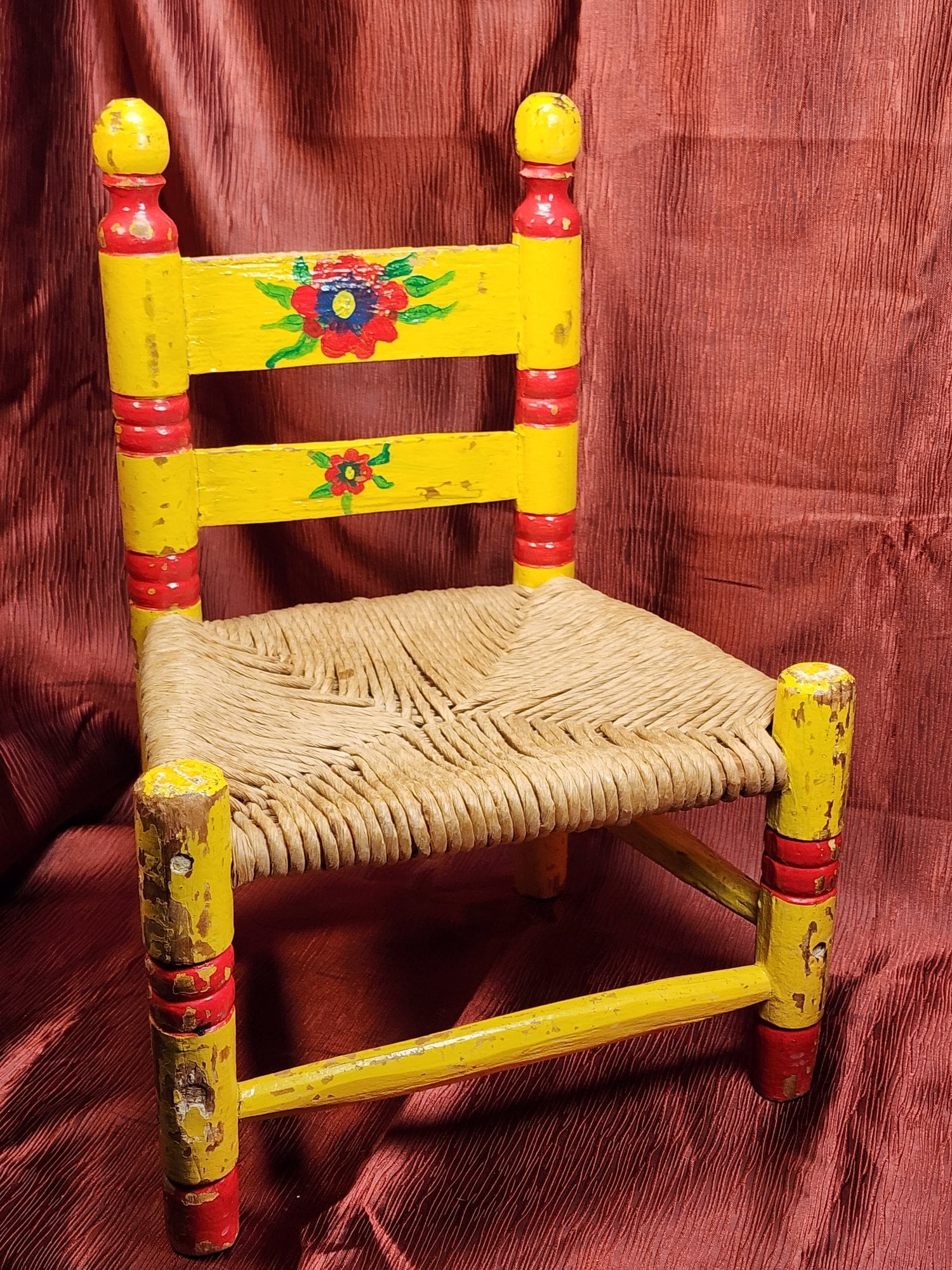 Rustic Hand Made Mexican Child's Chair With Bonus - Etsy