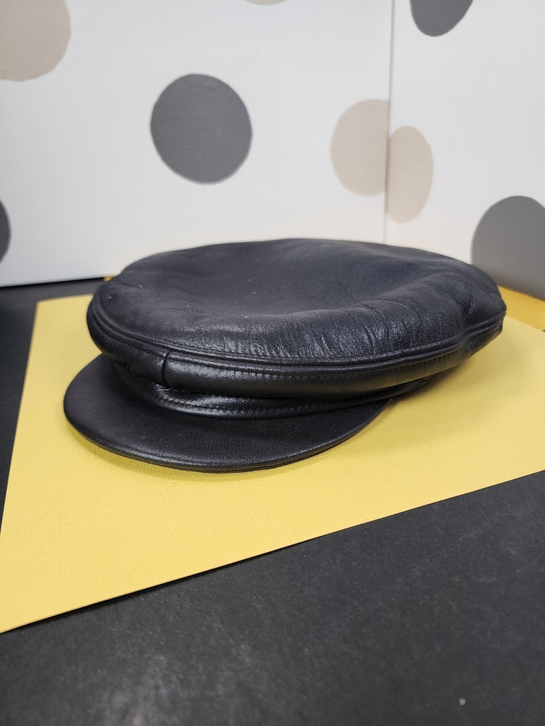 Vintage Marlan Brando Style Leather Hat - Etsy