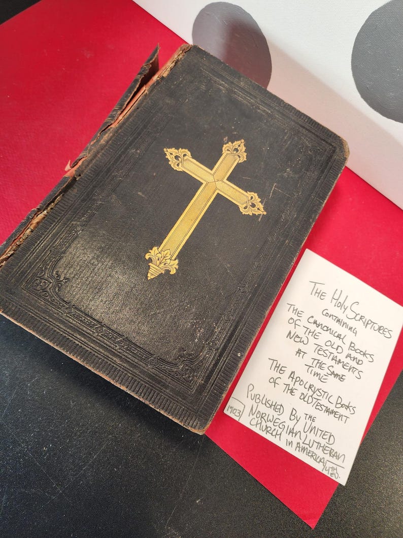 Norwegian Bible - Etsy
