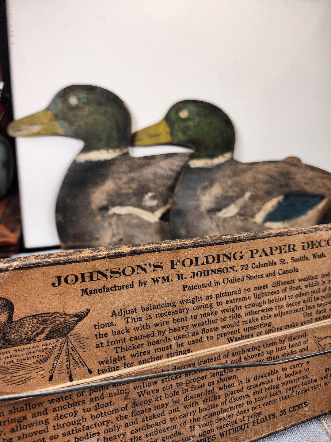 Antique Paper Duck Decoys - Etsy