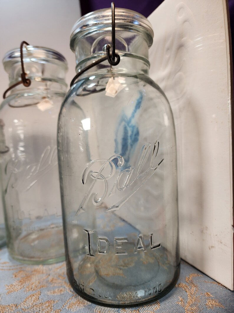 Lot of 7 Assorted Antique Ball Jars Large to Small - Etsy