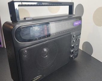 1980's Radio Shack Chronomatic Digital Clock Radio, Vintage Woodgrain ...