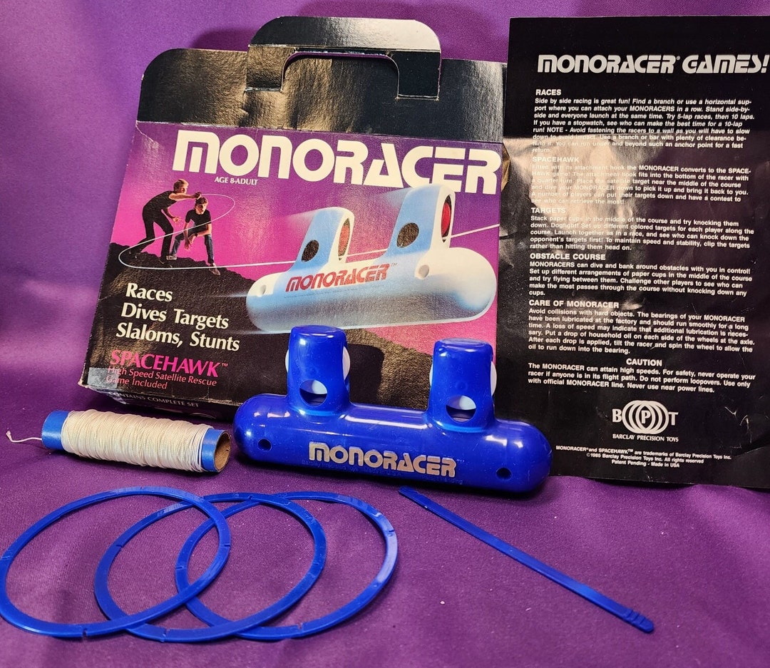 Vintage Monoracer 80s Toy - Etsy