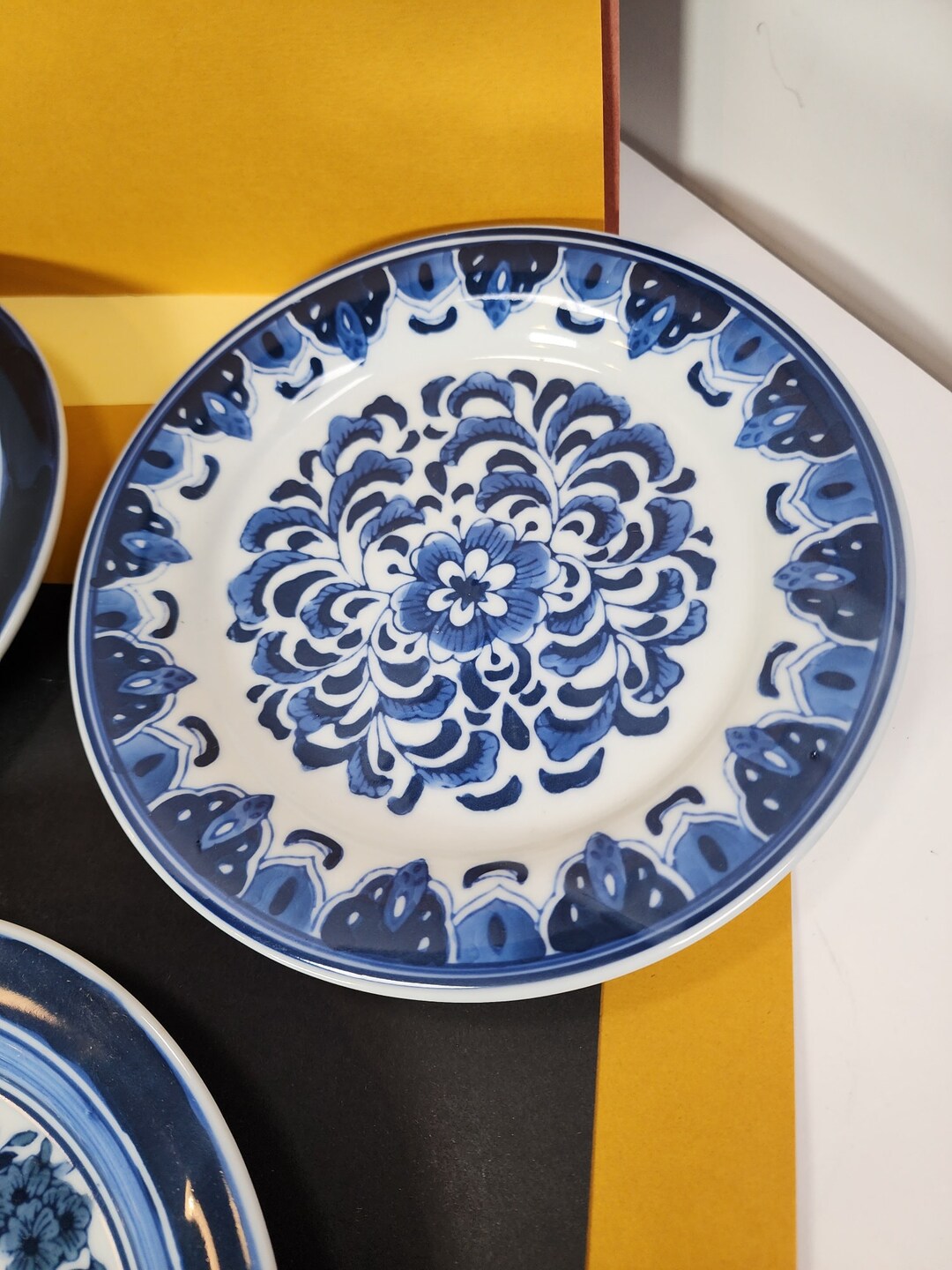 Lot of 3 Kafuh Hand-painted Saucers - Etsy