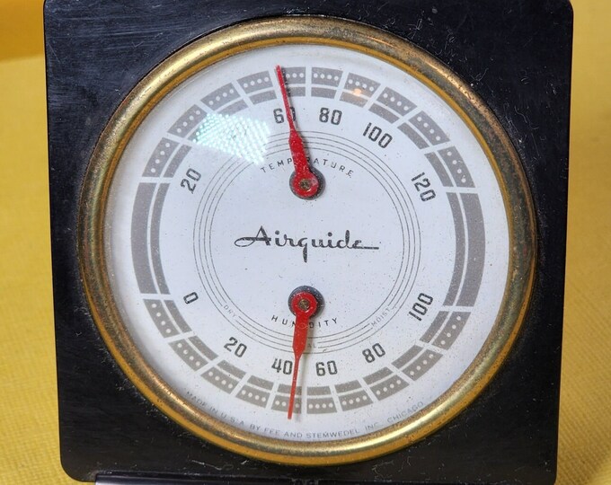 Vintage Airguide Thermometer and Humidity - Etsy