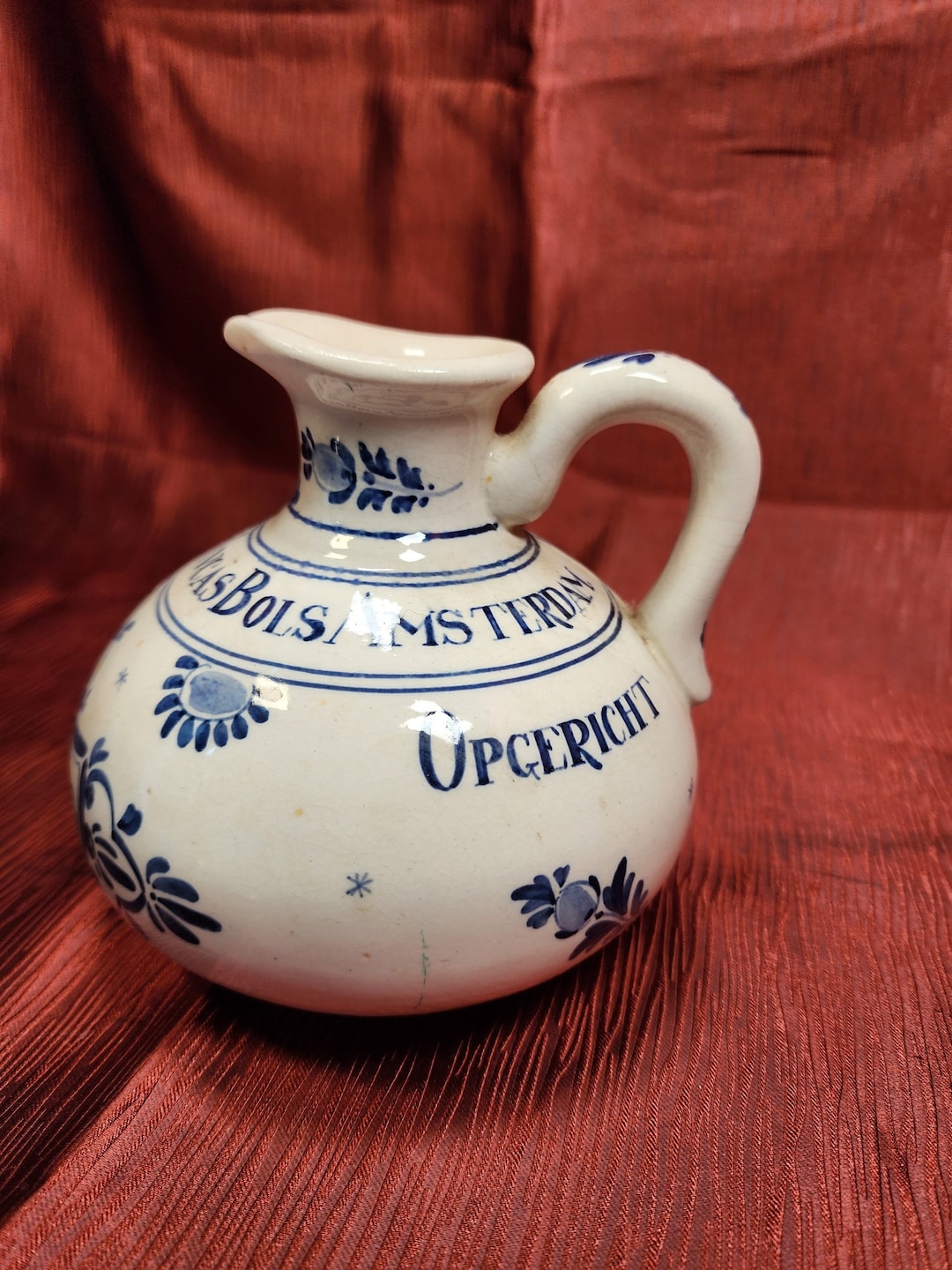 Vintage Delft Ware Pitcher - Etsy