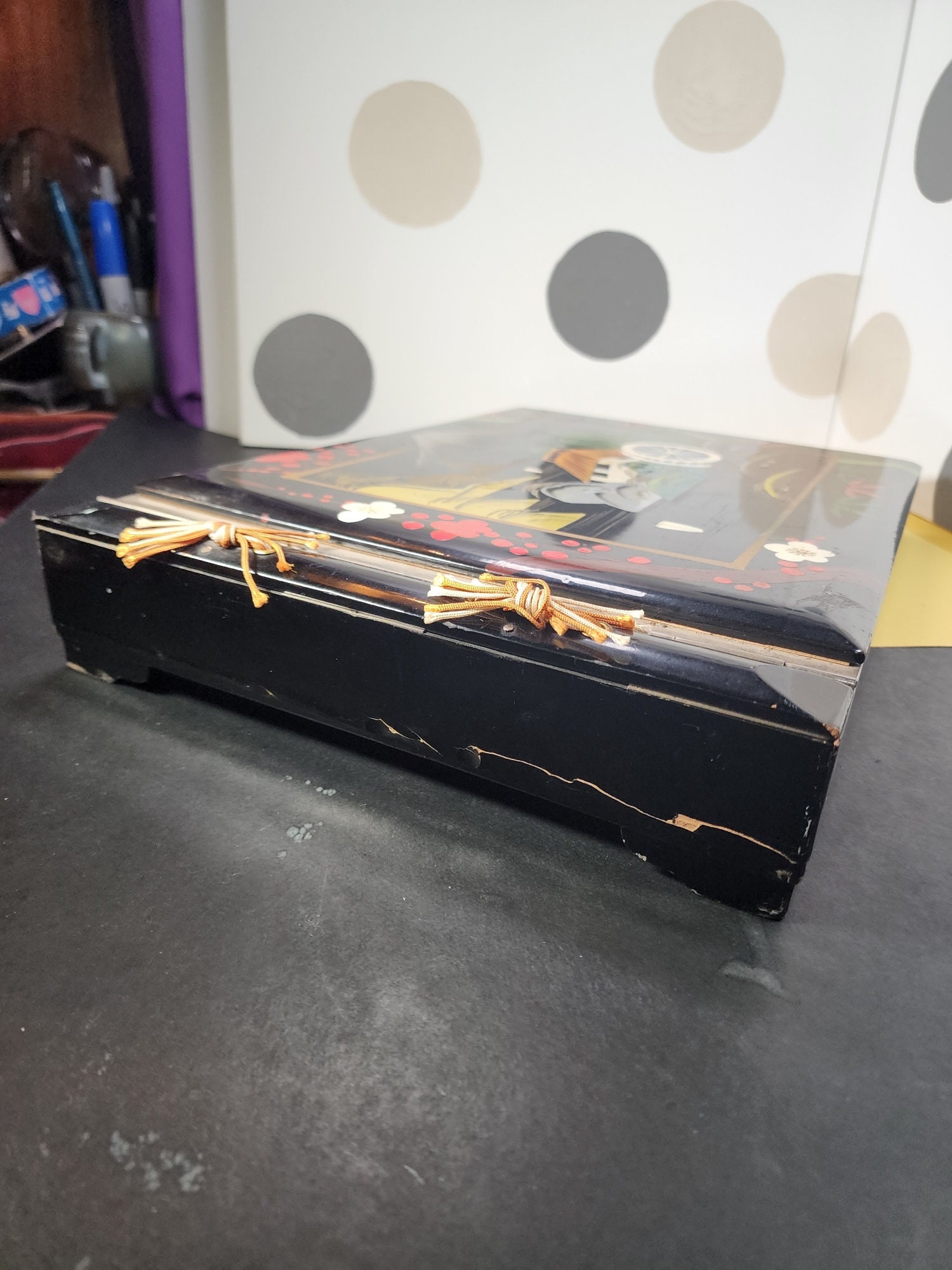 Vintage Japanese Music Box and Photo Album - Etsy