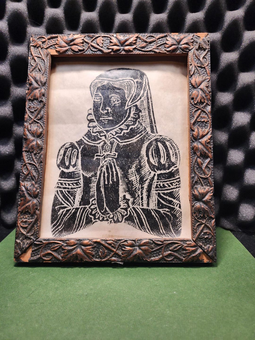 Antique English Brass Rubbing Art - Etsy