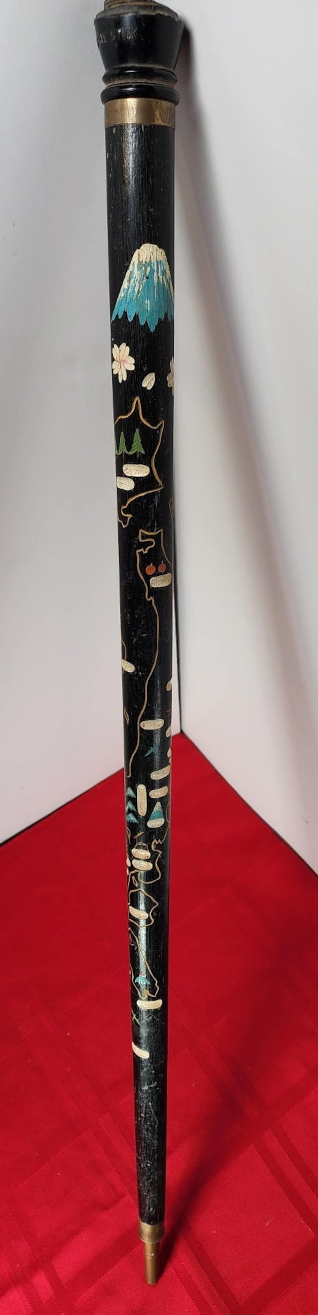 Vintage Japanese Walking Stick / Pool Cue - Etsy
