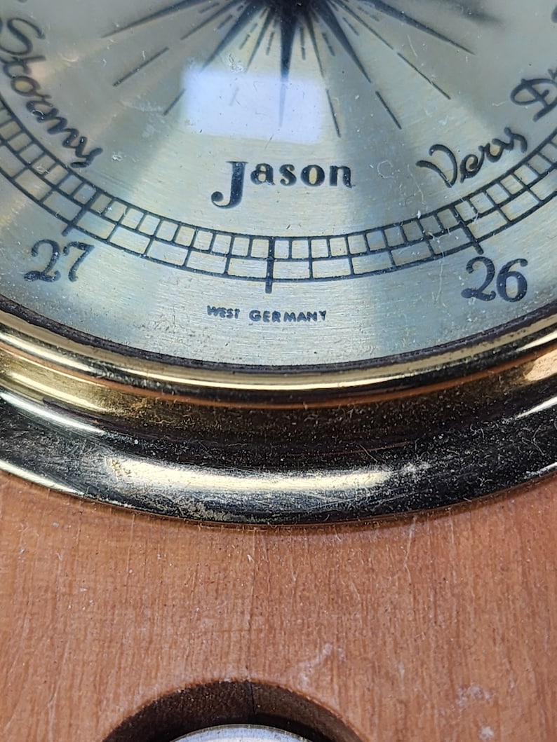 Vintage West German Combo Barometer/thermometer/ Humidity - Etsy