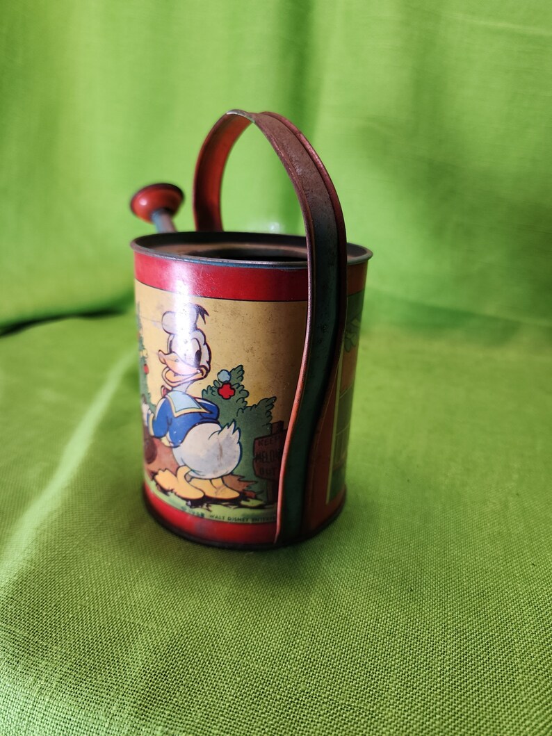 Vintage Donald Duck Watering Can - Etsy