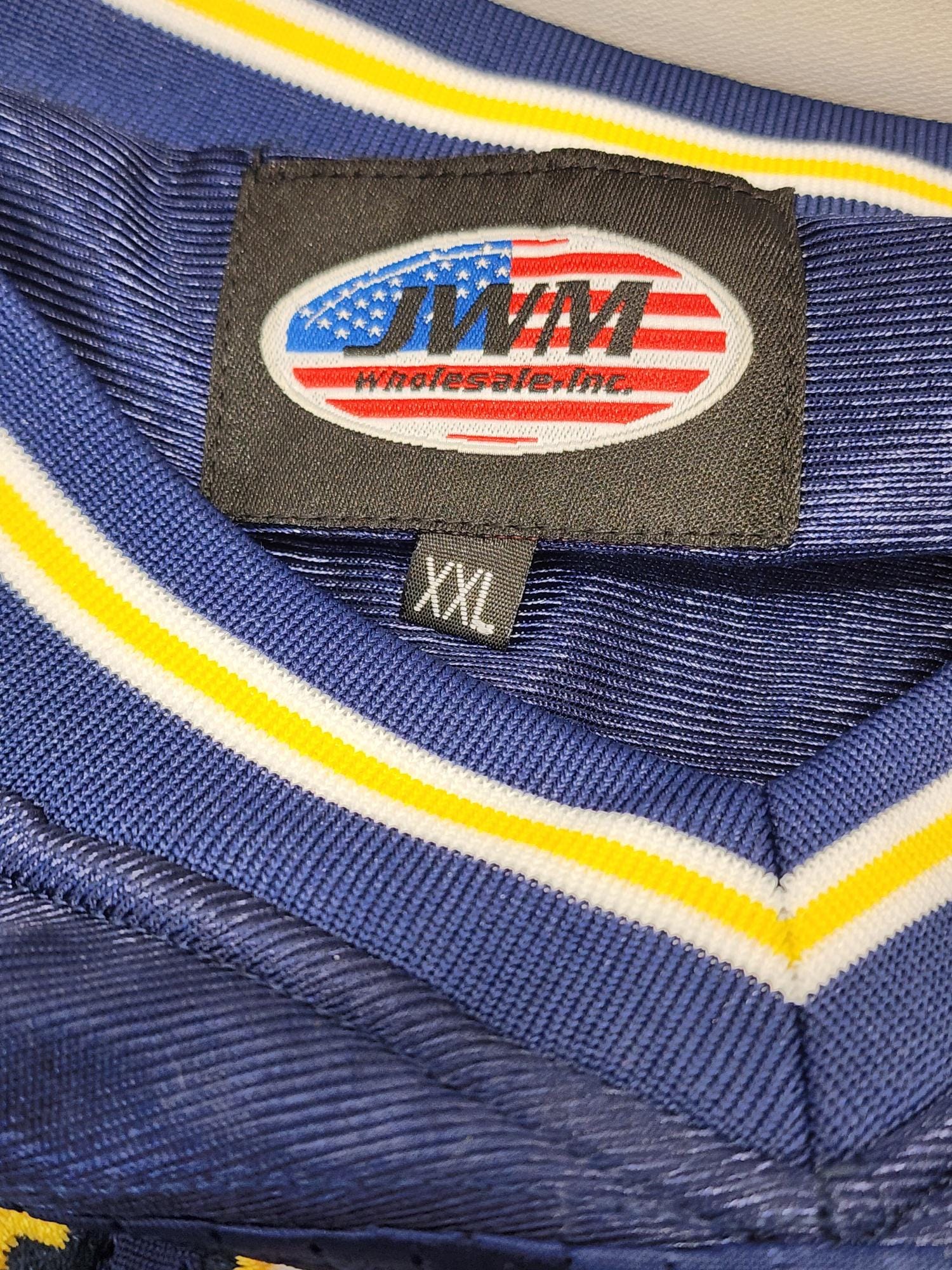 Navy Embroidered Jersey - Etsy