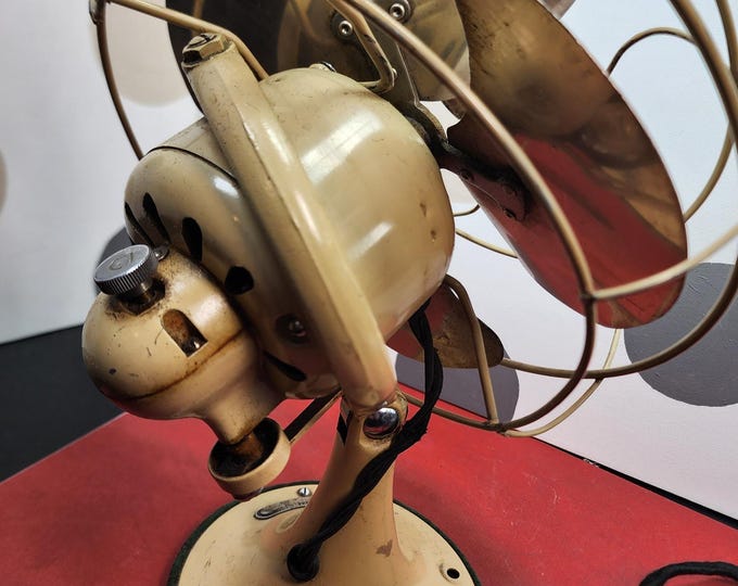 Antique GE Desk Fan - Etsy