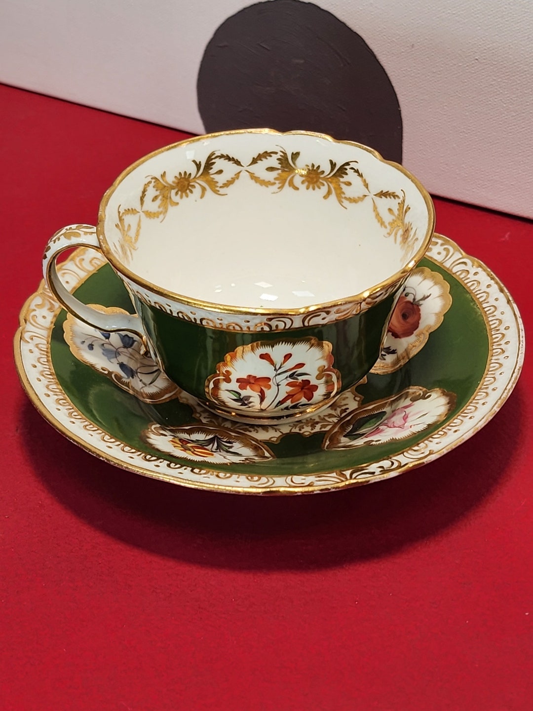 Amazing English Teacup and Saucer - Etsy