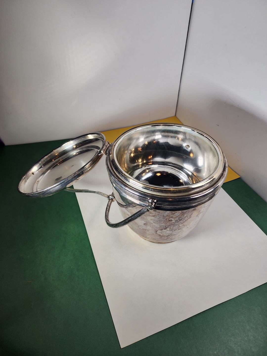 Elegant Silverplate Ice Bucket - Etsy