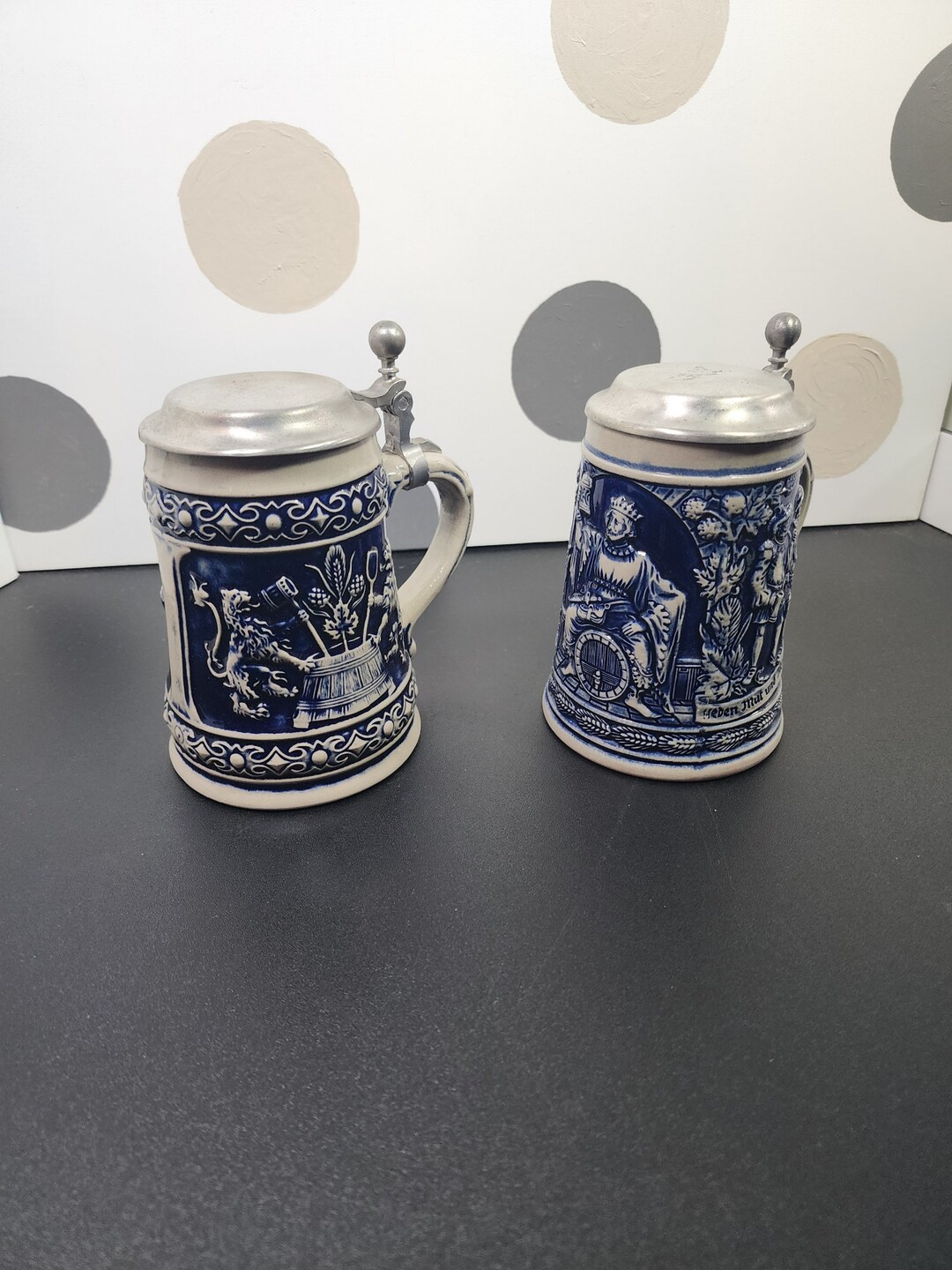 2 Vintage German Steins - Etsy