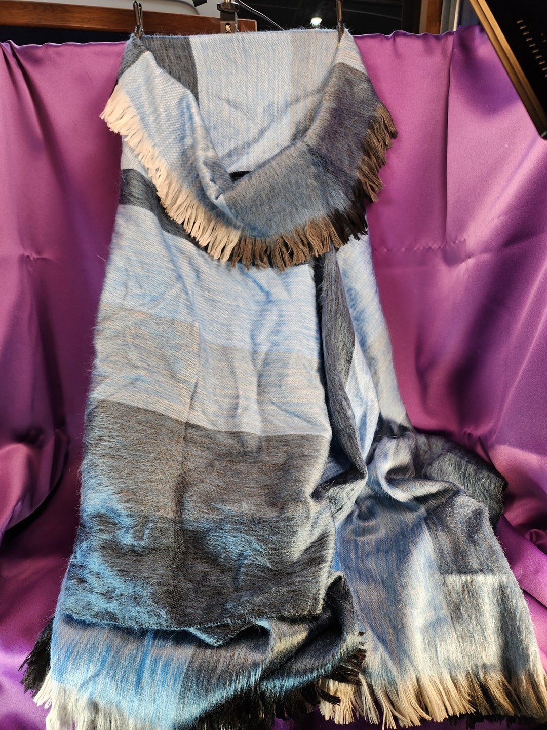 Vintage Alpaca Poncho Sweater - Etsy