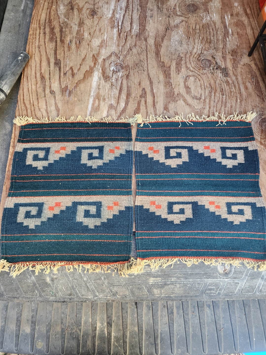 2 Vintage Native Zapotec Textile Mats - Etsy