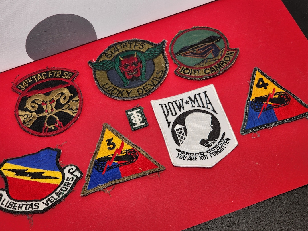 Cool Lot of Vintage Military Patches - Etsy