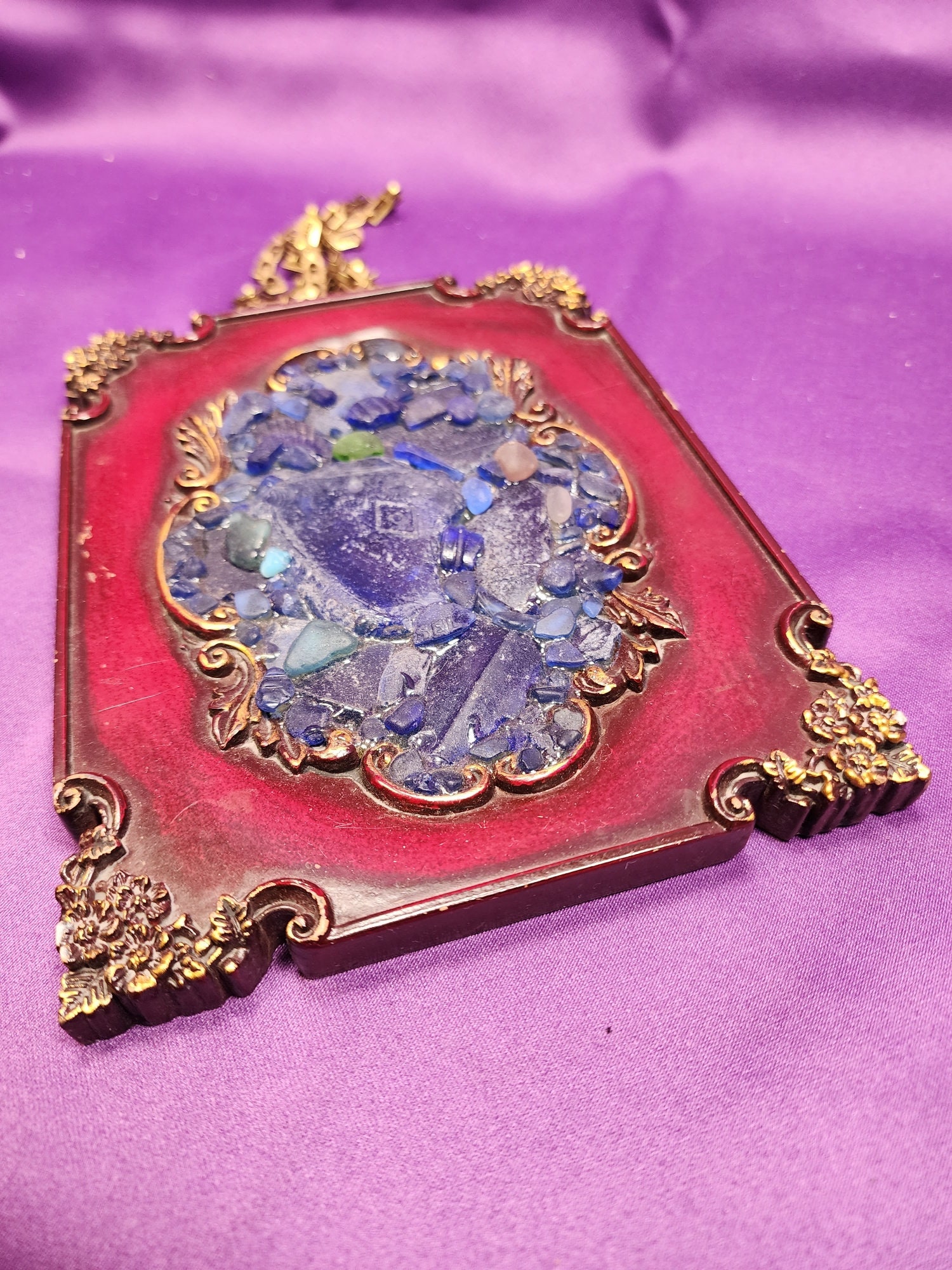 Vintage Beach-glass Frame - Etsy