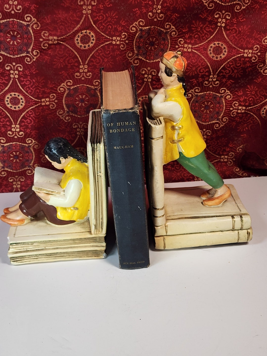 Vintage Chinese Scholar Bookends - Etsy