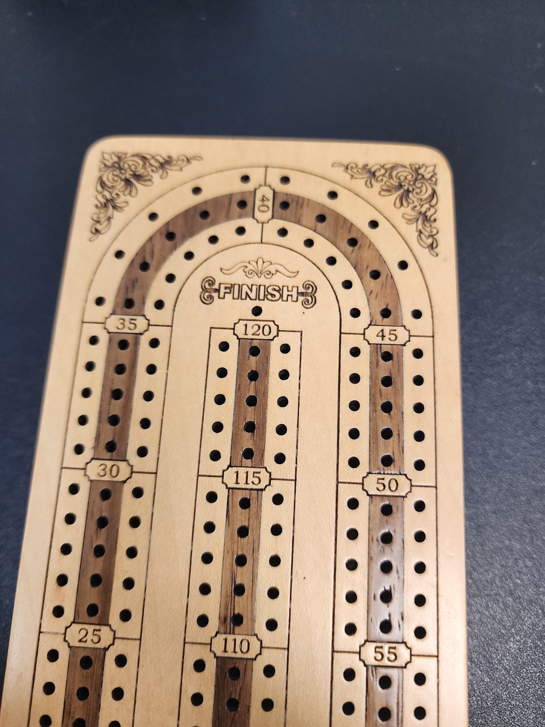 3 Lane House of Cribbage Game Board - Etsy