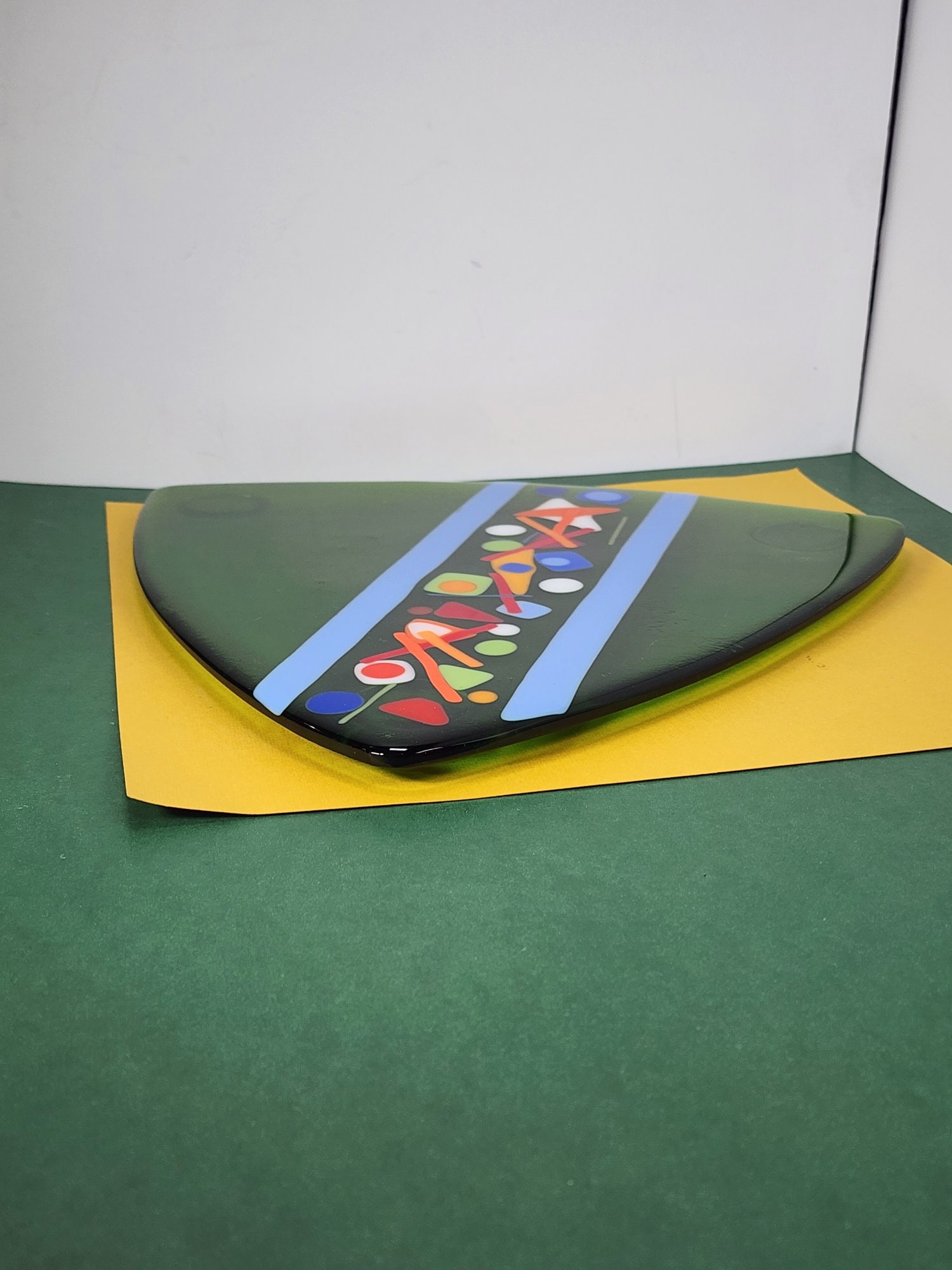 Hand-made Art Glass Trivett - Etsy