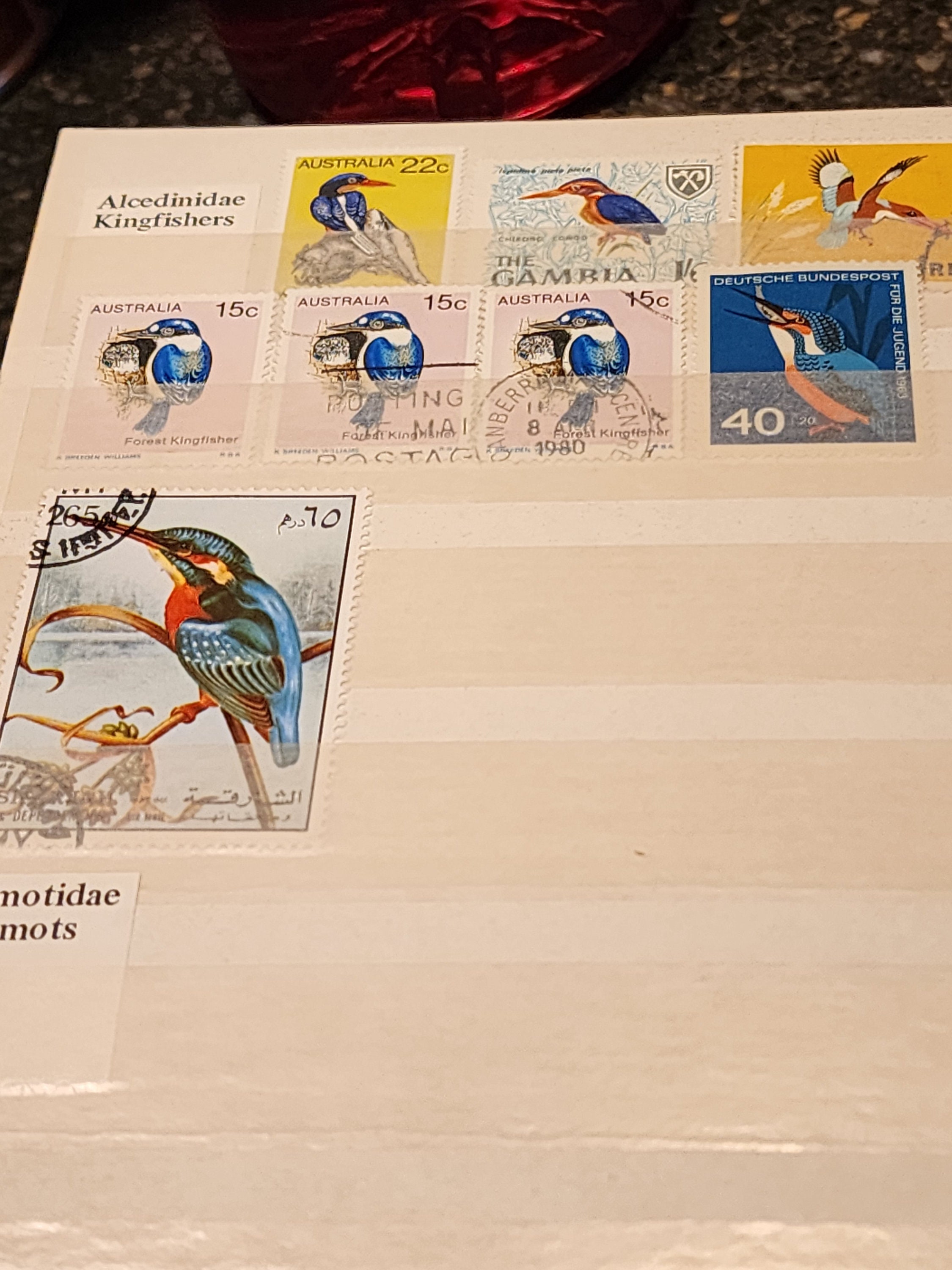 Bird Stamp Collection - Etsy
