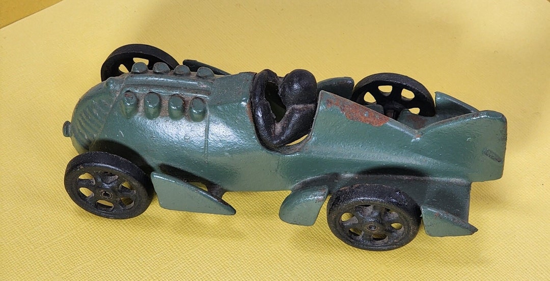 Vintage Cast Hubley Race Car - Etsy