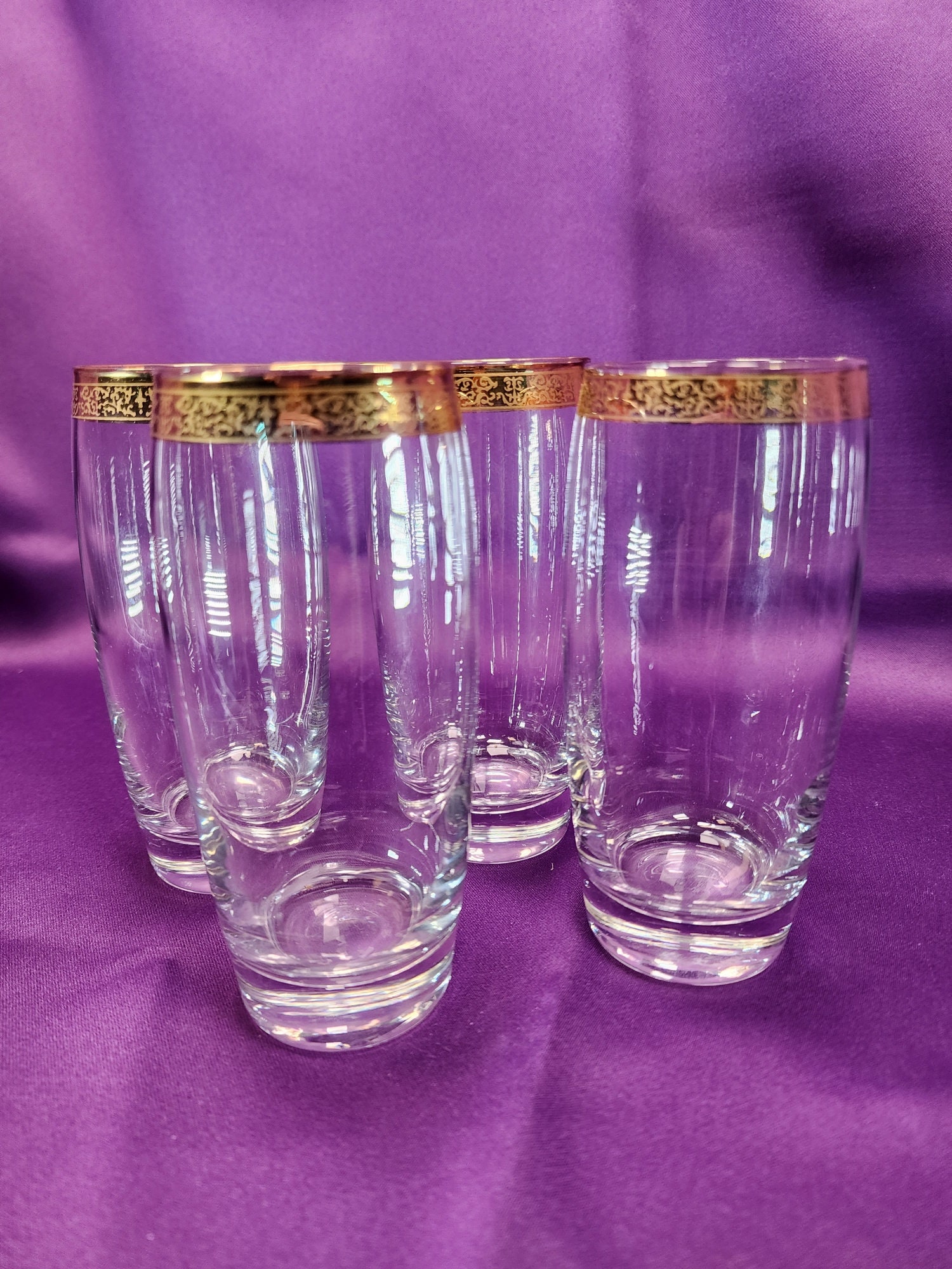 Gold Rimmed Drinking Glasses at Ava Ewers blog