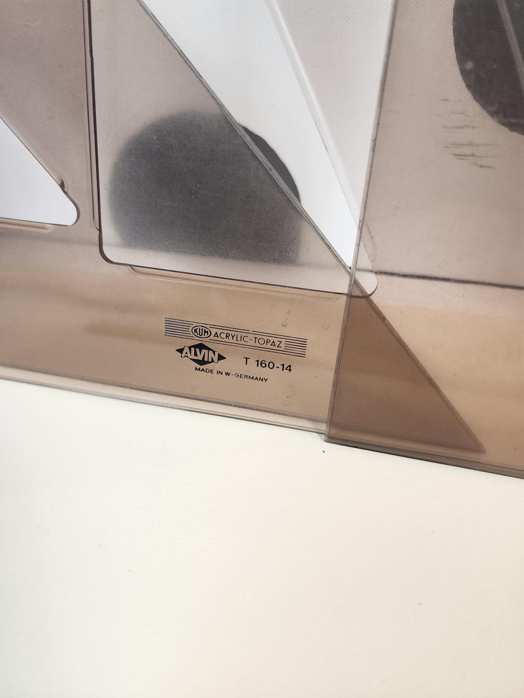 Vintage German Extra Large Clear Acrylic Drafting Triangles - Etsy