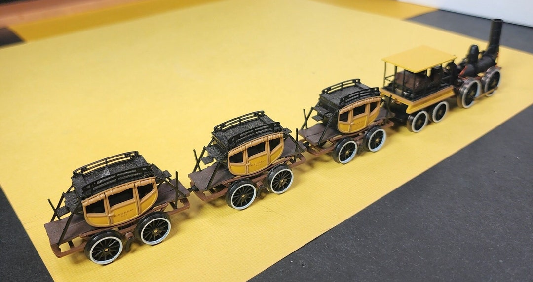 Bachmann Tiny Western Stagecoach Train - Etsy