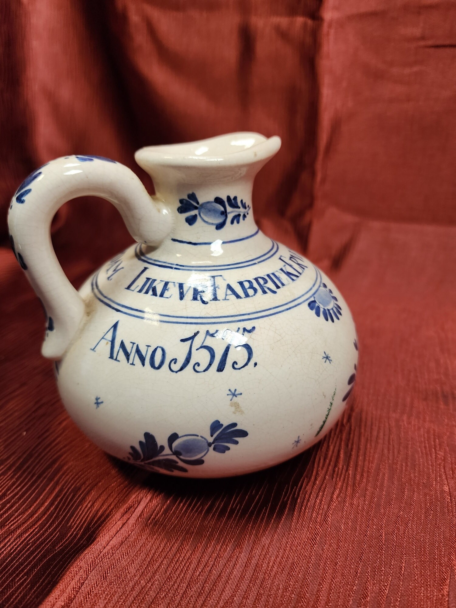 Vintage Delft Ware Pitcher - Etsy