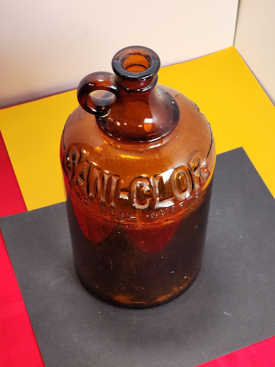 Vintage Sani-chlor Glass Bottle - Etsy