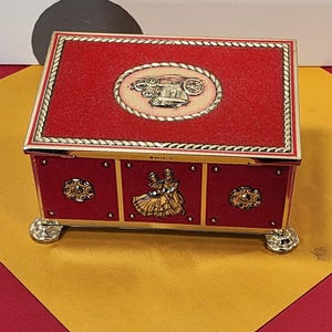 Cool West German Vintage Biscuit Tin - Etsy