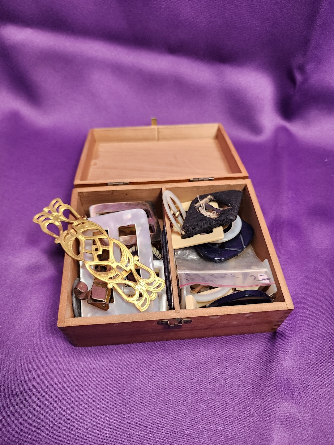 Box With Vintage Belt Pieces - Etsy