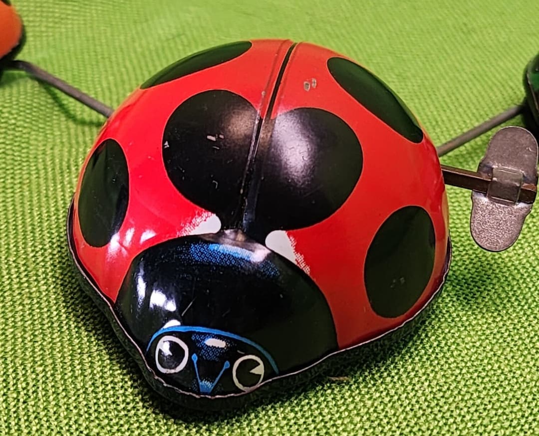 Ladybug Tin Toy - Etsy