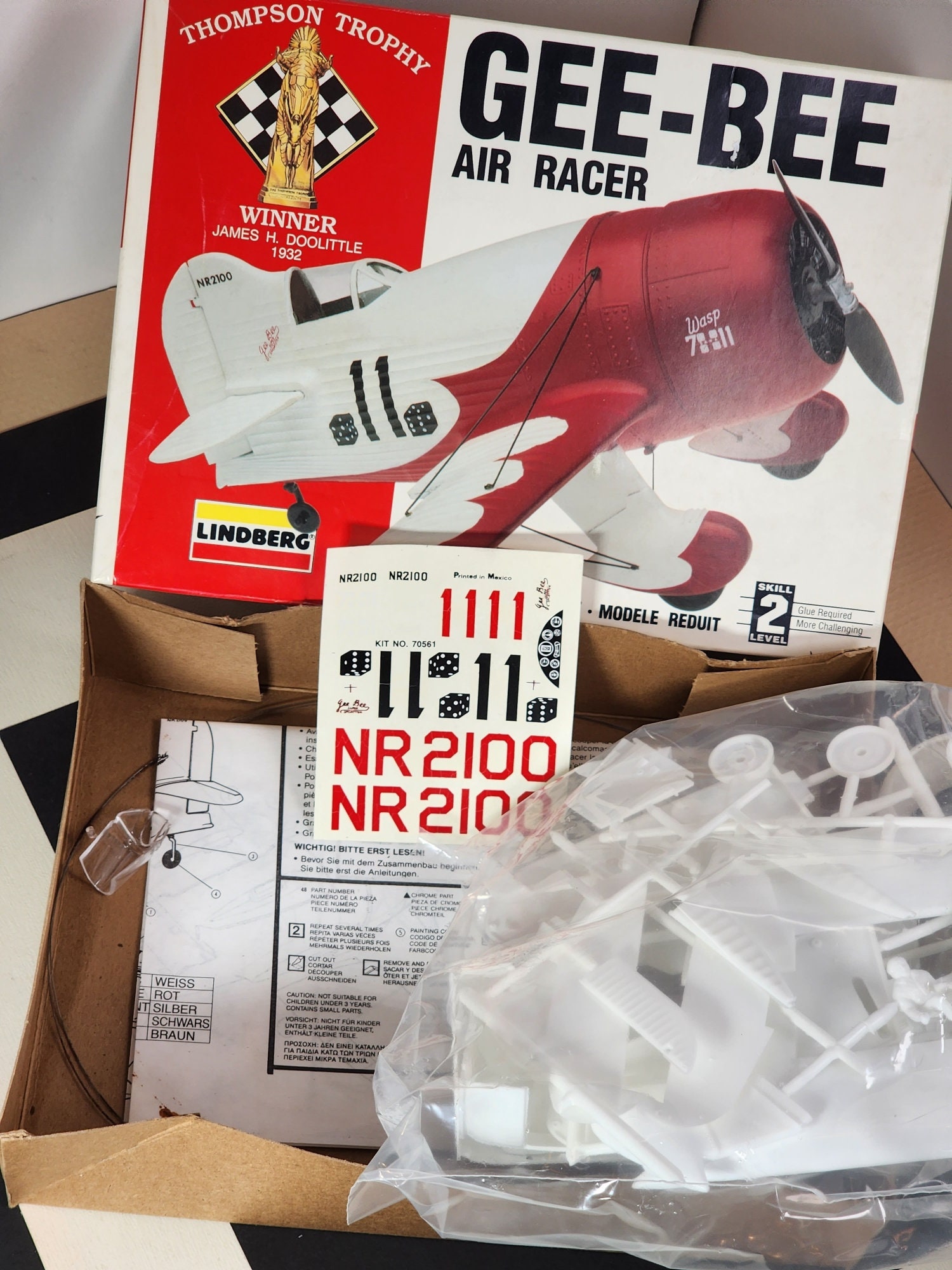 Vintage Racing Plane Model - Etsy
