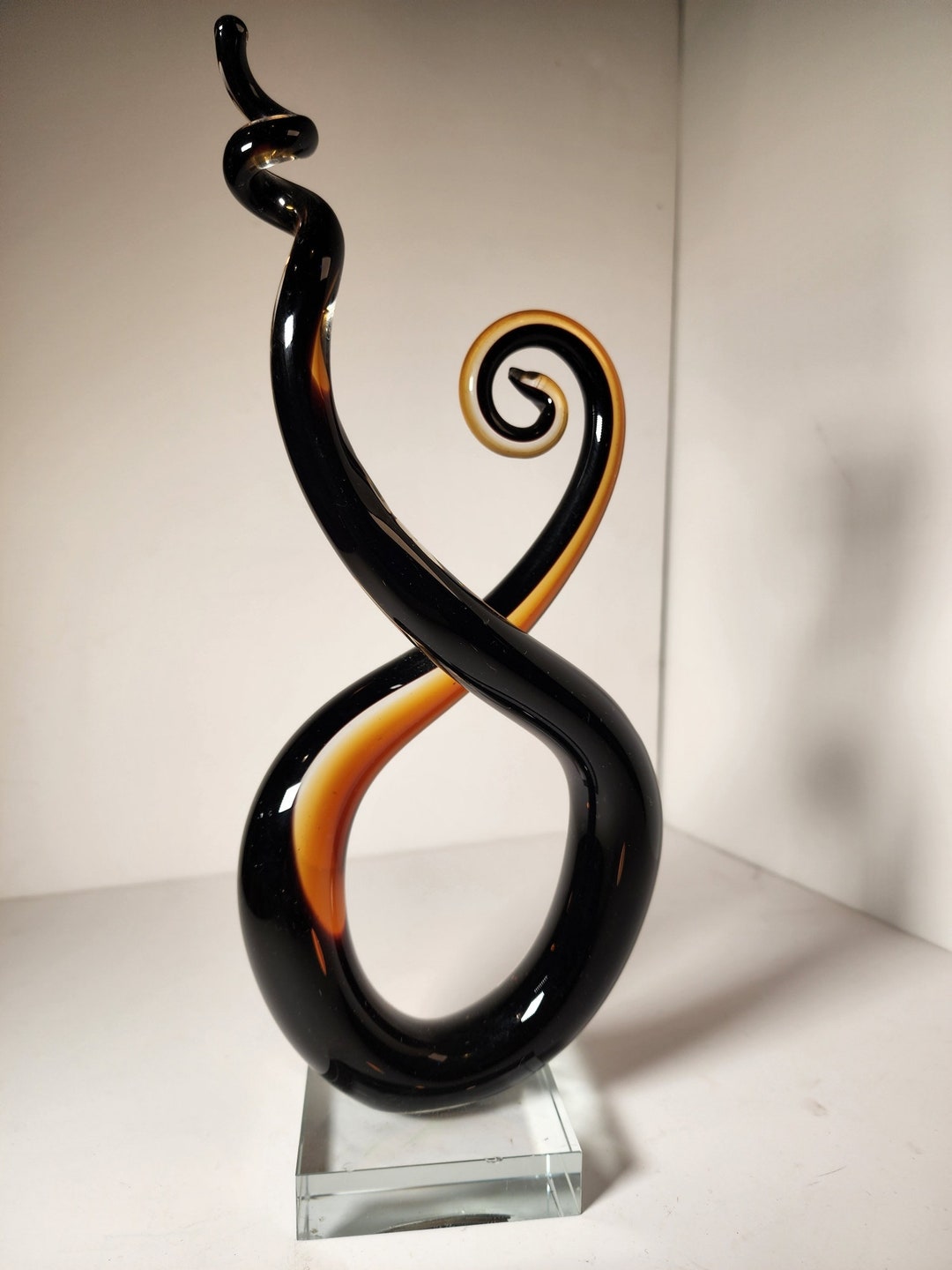 Sumptuous Murano Abstract Glass Sculpture - Etsy