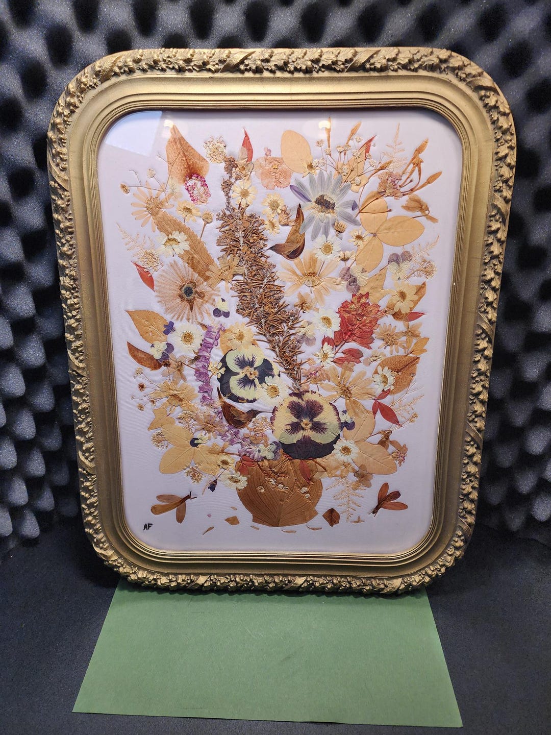 Framed French Dried Flower Collage - Etsy
