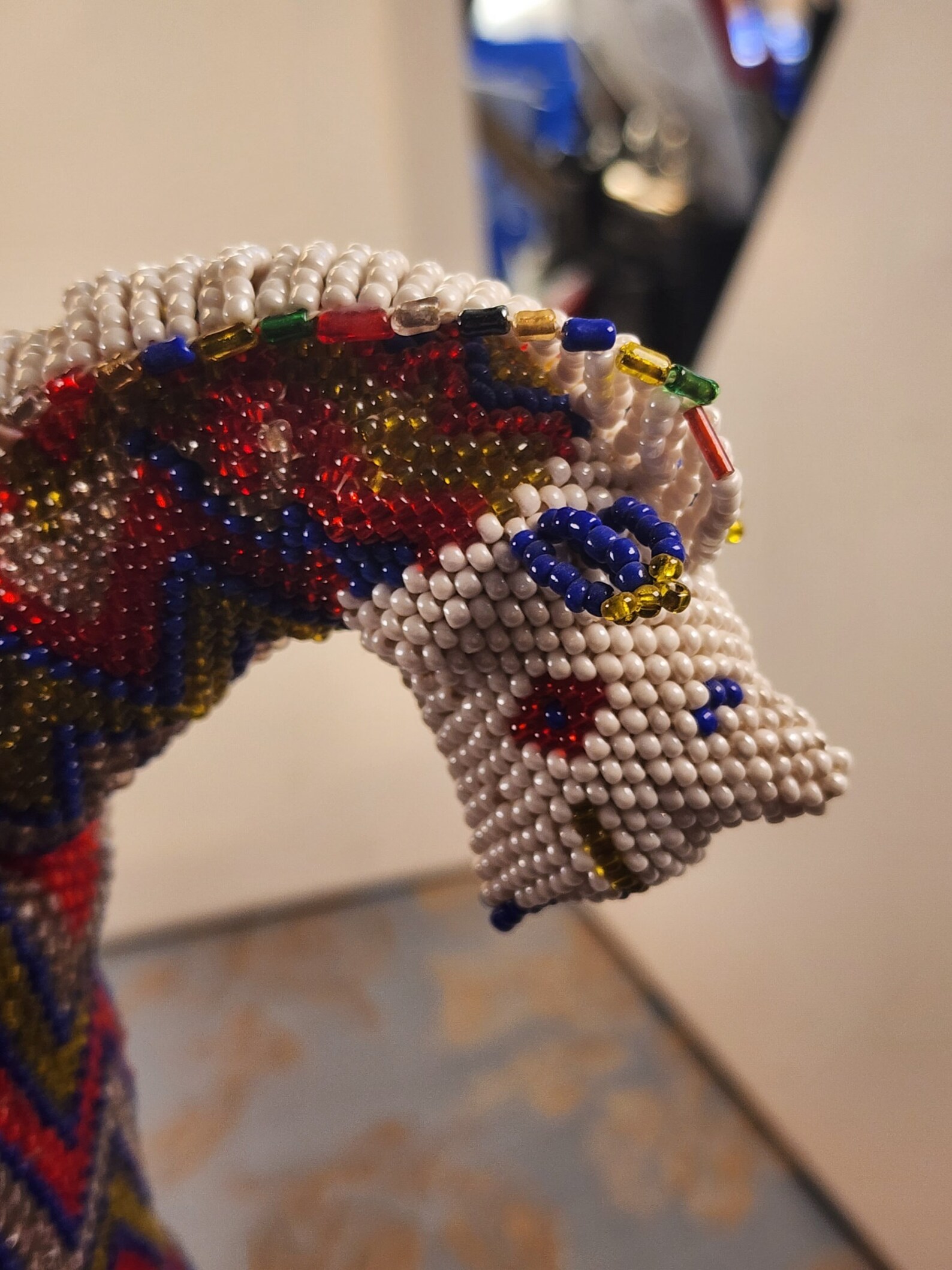 Large Chevron Beaded Horse - Etsy