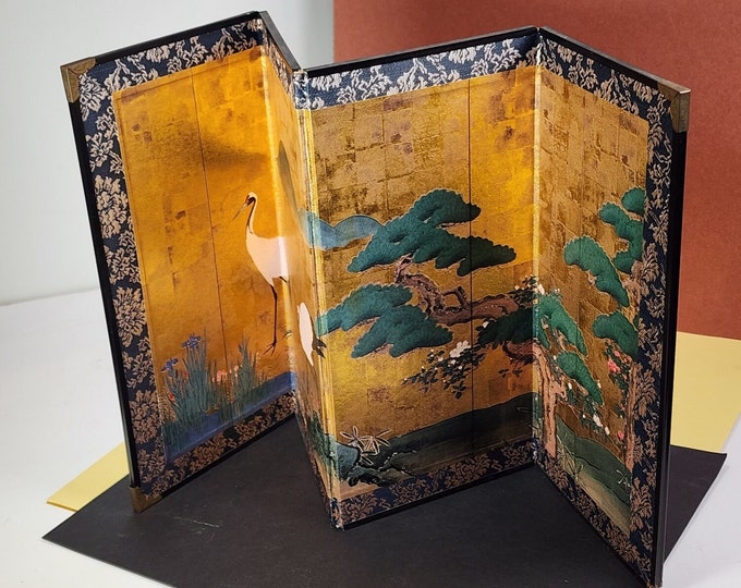 Vintage Japanese Screen - Etsy